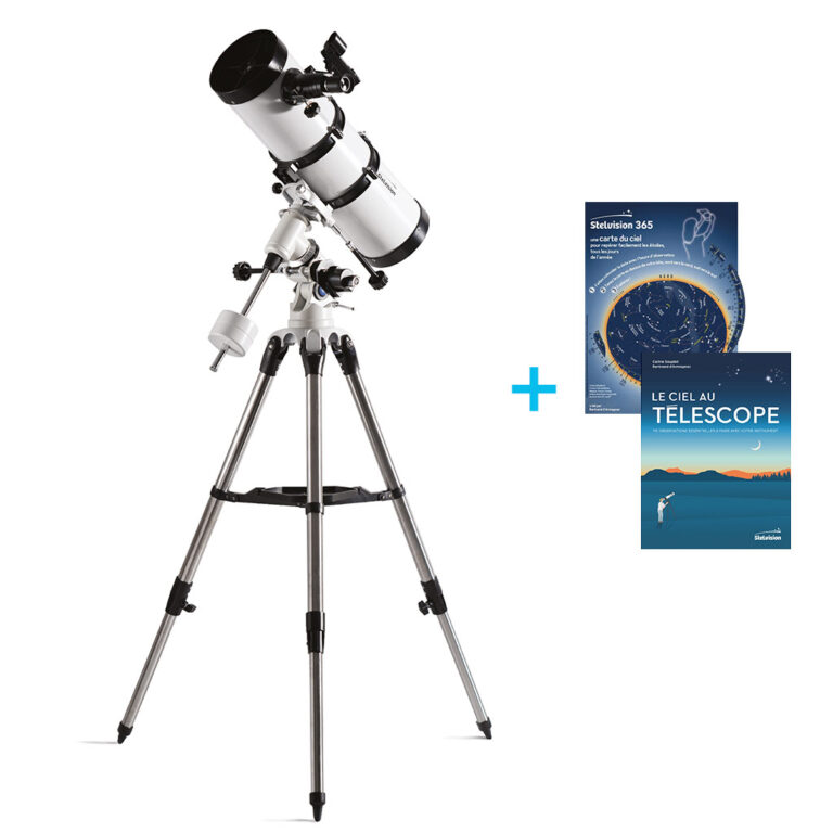Pack STELESCOPE 130 + carte Stelvision 365 + guide Le Ciel au télescope ...